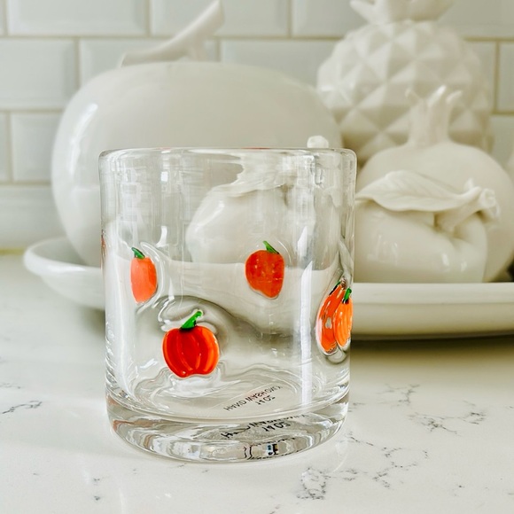 Cost Plus World Market | Dining | World Mark Pumpkin Inlay Double Old Fashioned Glass | Poshmark